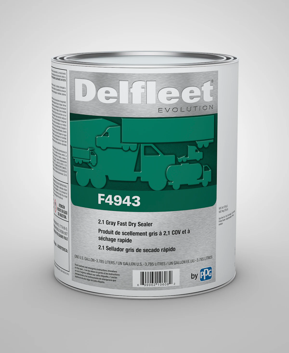PPG DELFLEET Evolution F4943 2.1 VOC Fast Dry Urethane Sealer From: PPG ...