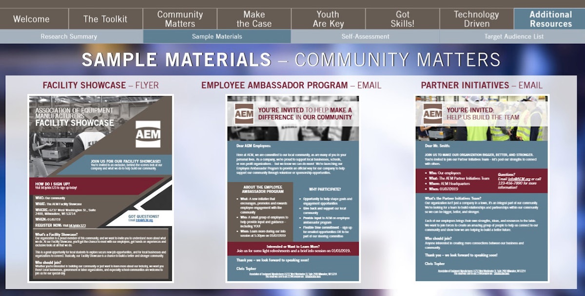 AEM Unveils Workforce Recruitment Tool Kit | OEM Off-Highway