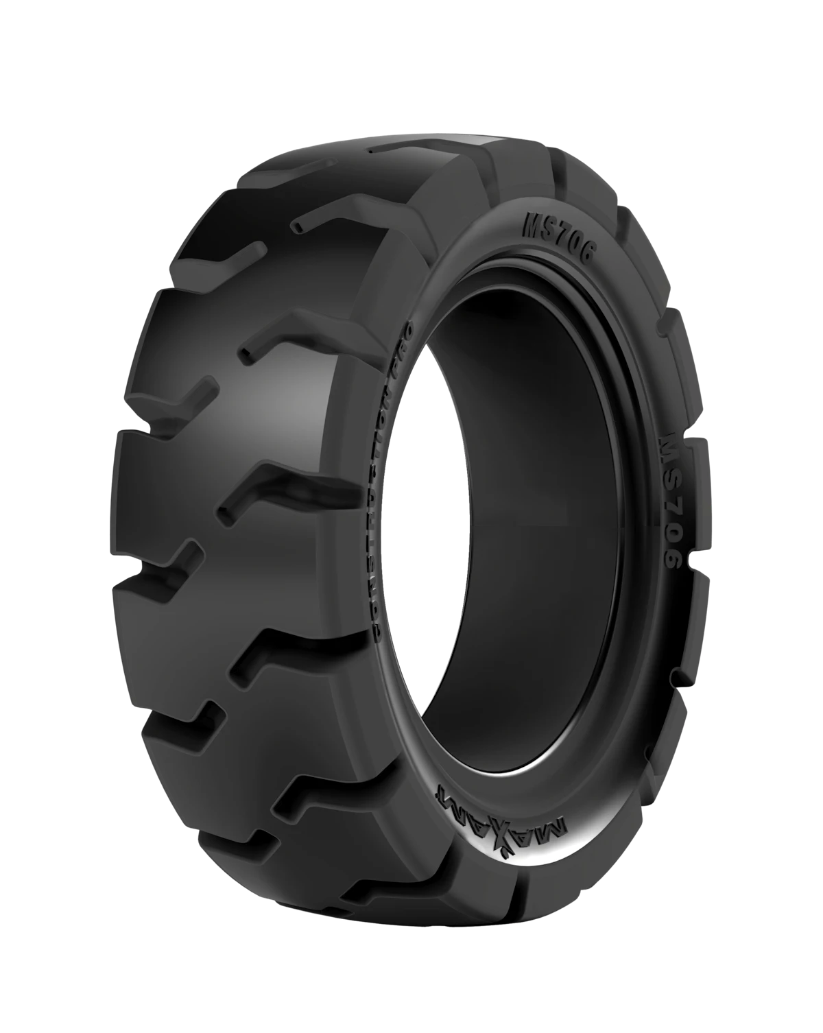 MAXAM MS706 Construction Pro Solid Skid Steer Tire From: MAXAM Tire ...