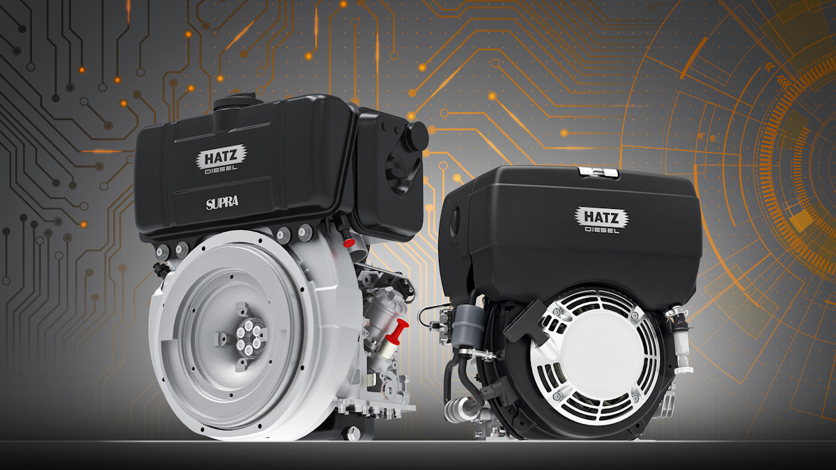 Hatz Presenting Electronically-Controlled Single-Cylinder Engine at ...