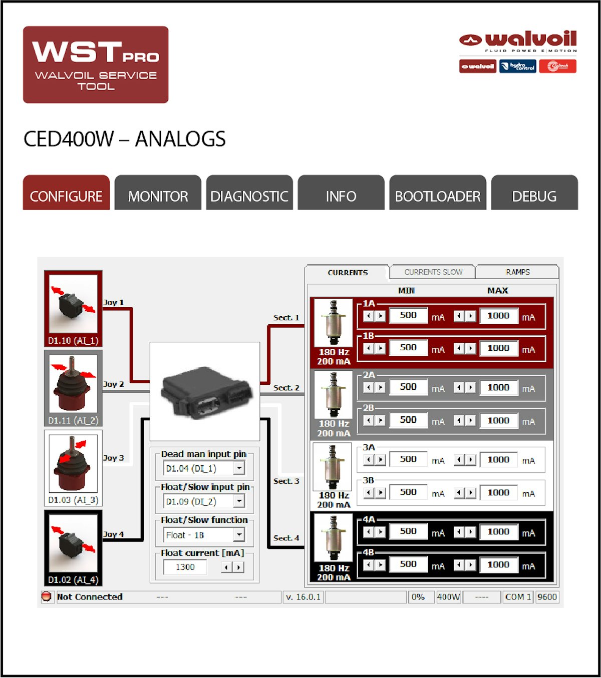 Walvoil WST Pro Service Tool From: Walvoil S.p.A. | OEM Off-Highway