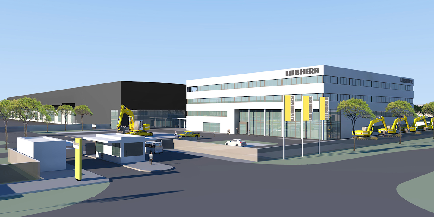 Milestone Reached on New Liebherr USA Co. Headquarters Construction ...