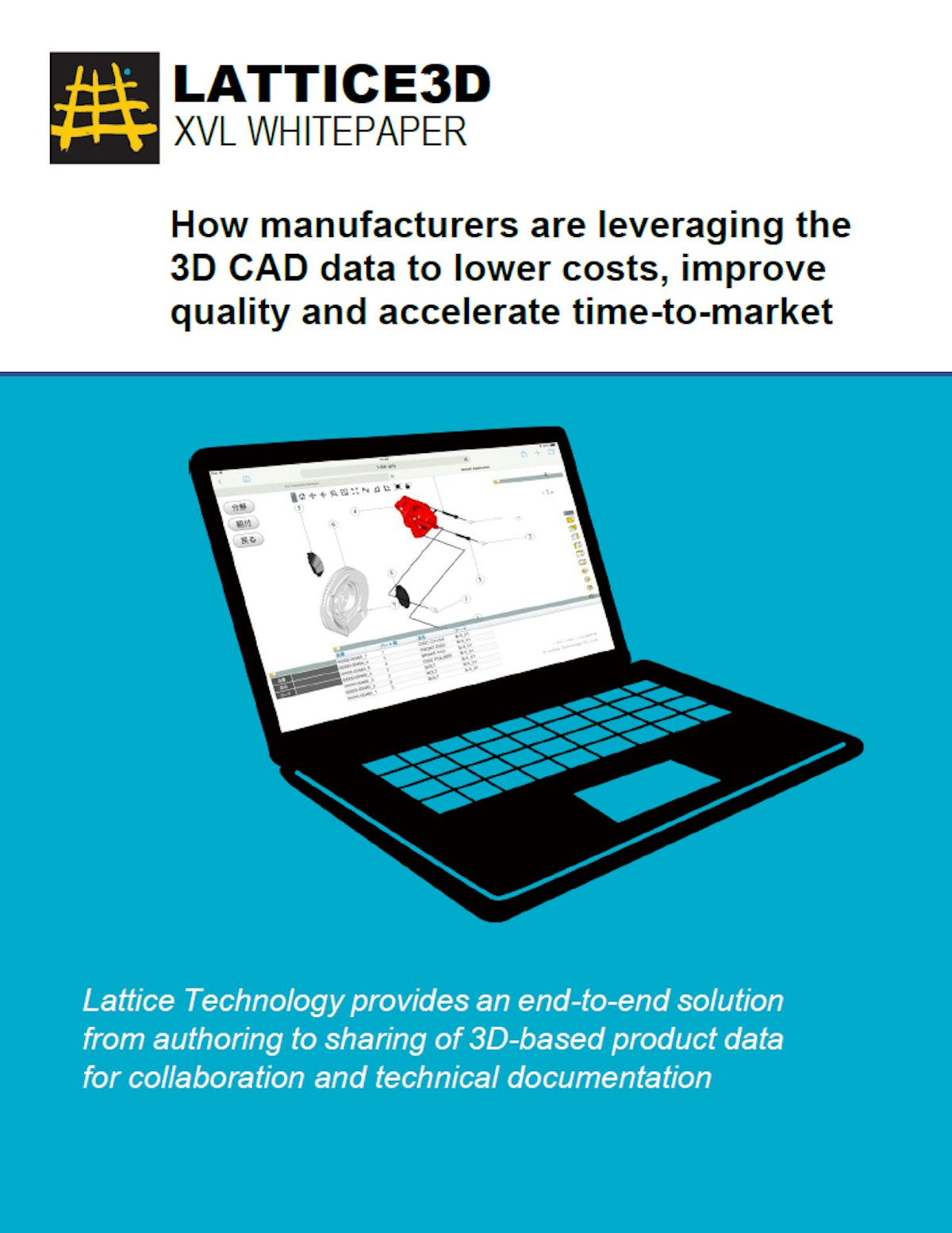 Lattice XVL 3D CAD data for manufacturers to increase work flow ...