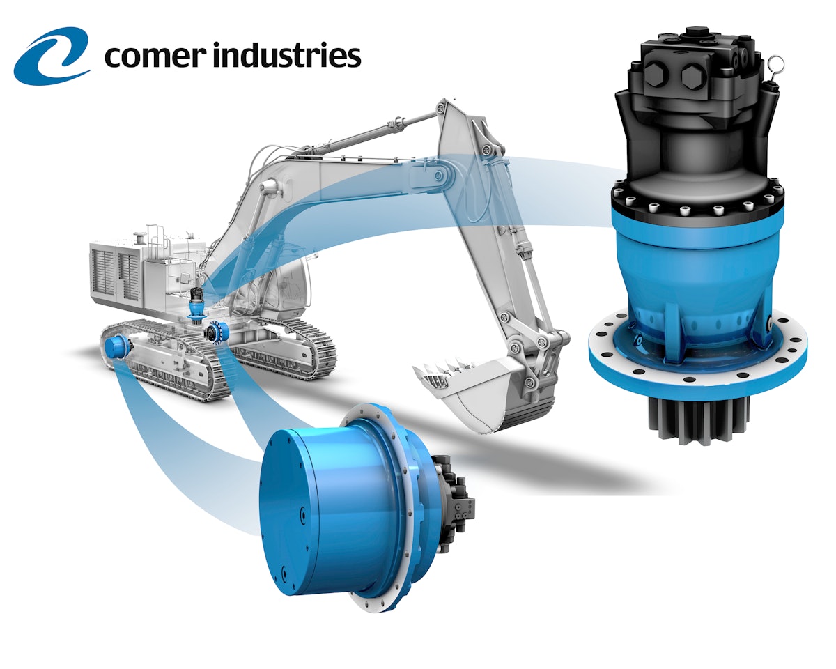 Comer PGR 18000 Series Track and Slew Drives From: Comer Industries S.p ...
