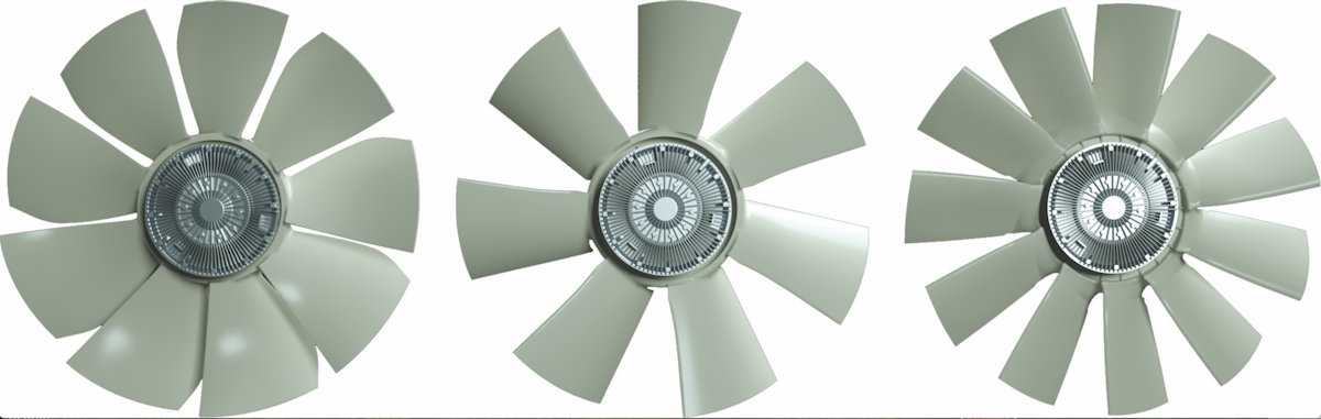 Multi-Wing O-PMAX One-Piece Molded Fans From: Multi-Wing | OEM Off-Highway