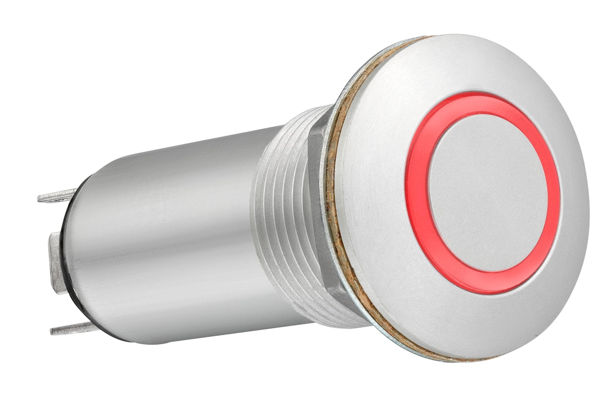 OTTO LP5-V Pushbutton with Full Illumination and Legend Options From ...