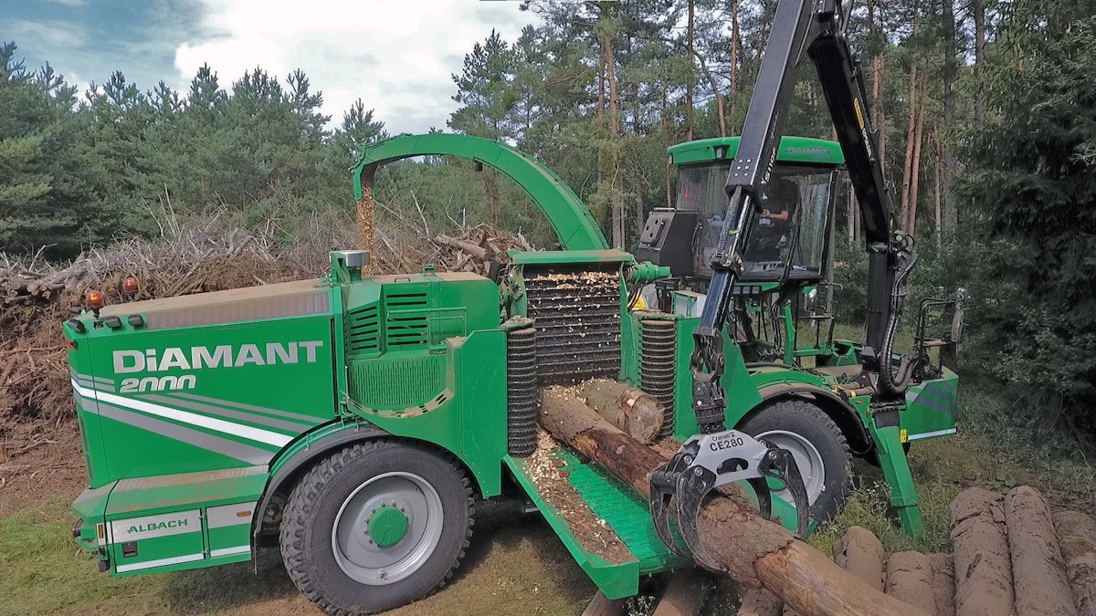 MAN Engines Equips Albach Chipper with New D4276 Engine | OEM Off-Highway