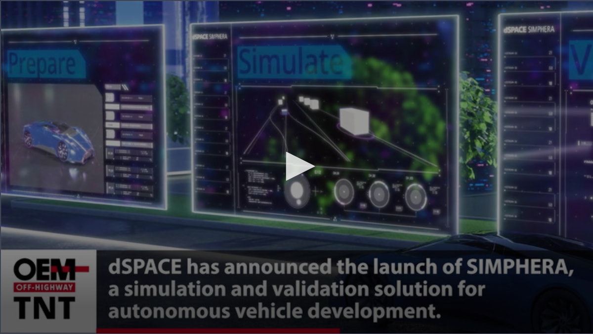 New dSPACE Simulation Tool Speeds Up Autonomous Vehicle Development ...
