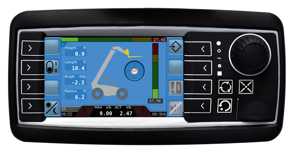 New Rated Capacity Indicator for Telehandlers From: WIKA Instrument ...