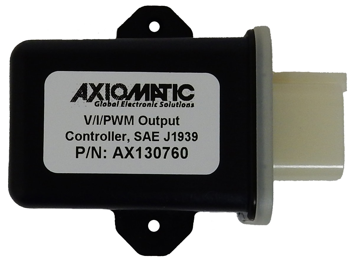 Axiomatic Releases Single Voltage Current And Pwm Output Controller With