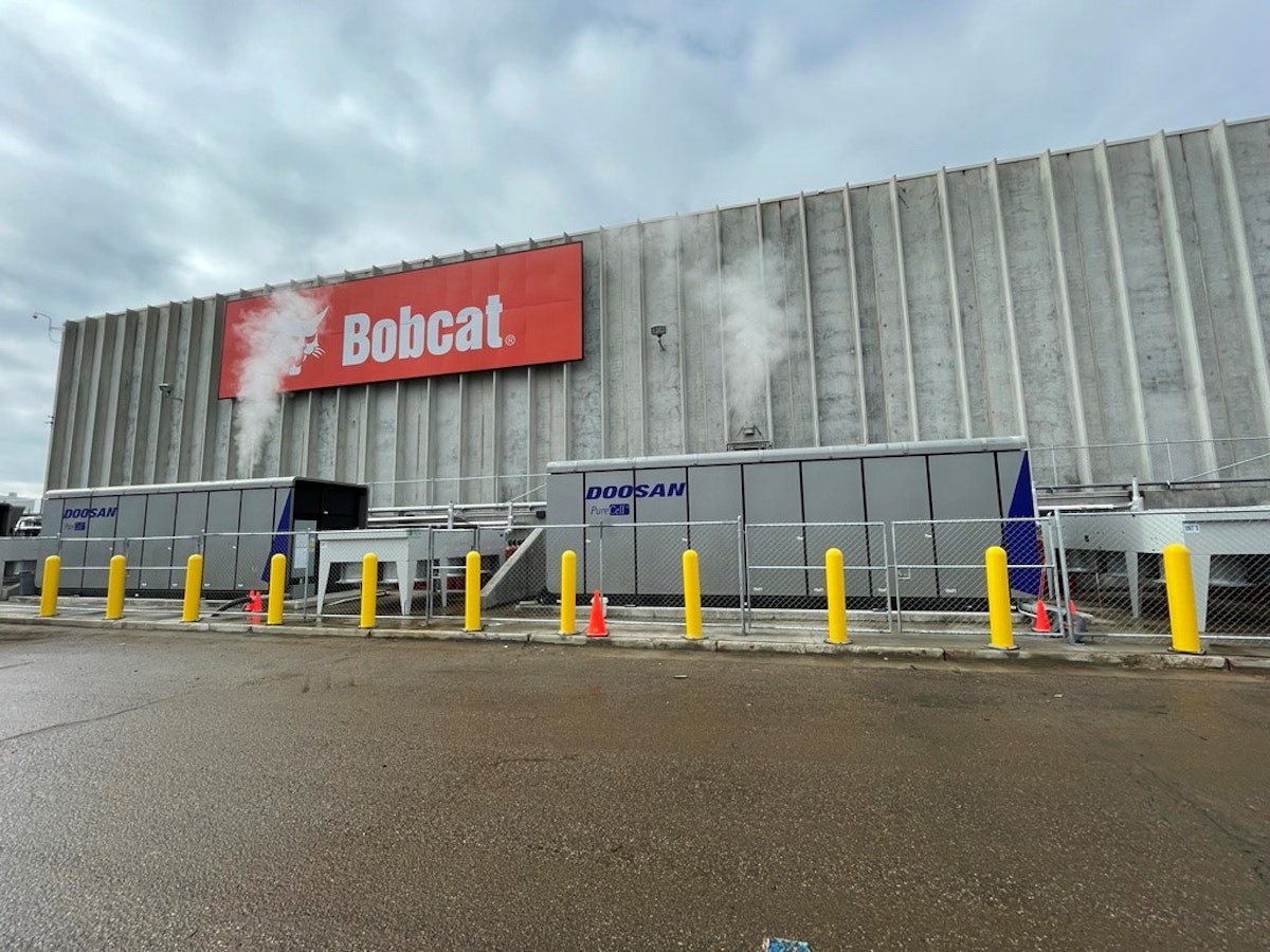 Bobcat Adds Stationary Fuel Cells to 2 Factories | OEM Off-Highway